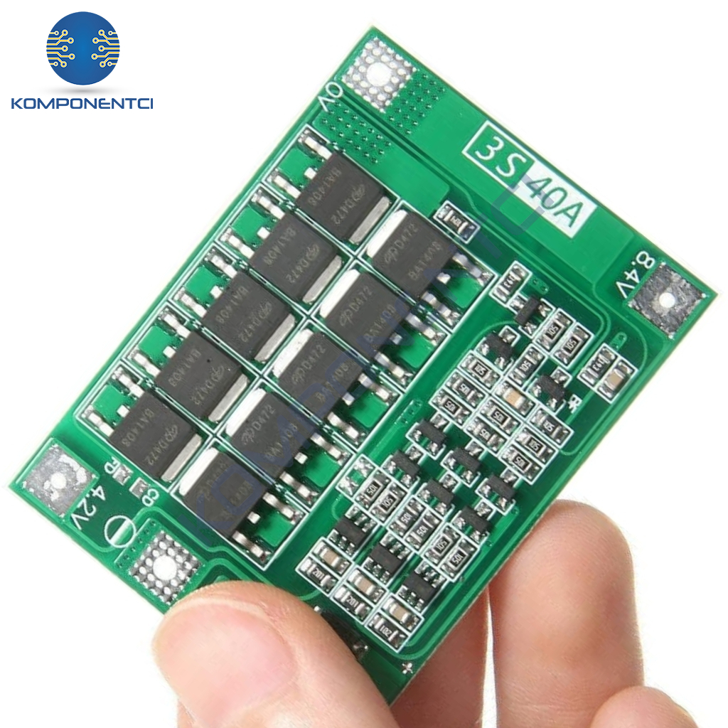 3S 40A BMS 12.6V 18650 Lityum Pil Şarj Koruma Devresi Standart Versiyon ...