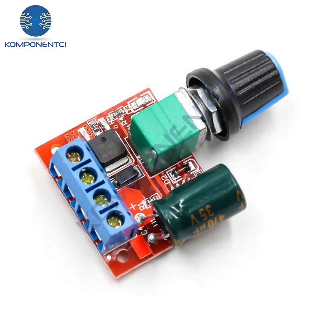 5A 35V Mini DC Motor Hız Kontrol Devresi | Komponentci