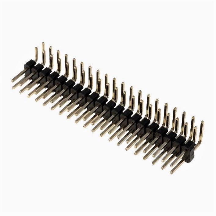 Erkek Pin Header 2X20 Pin Male 2.54mm 90° Çift Sıra « Komponentci.net ...