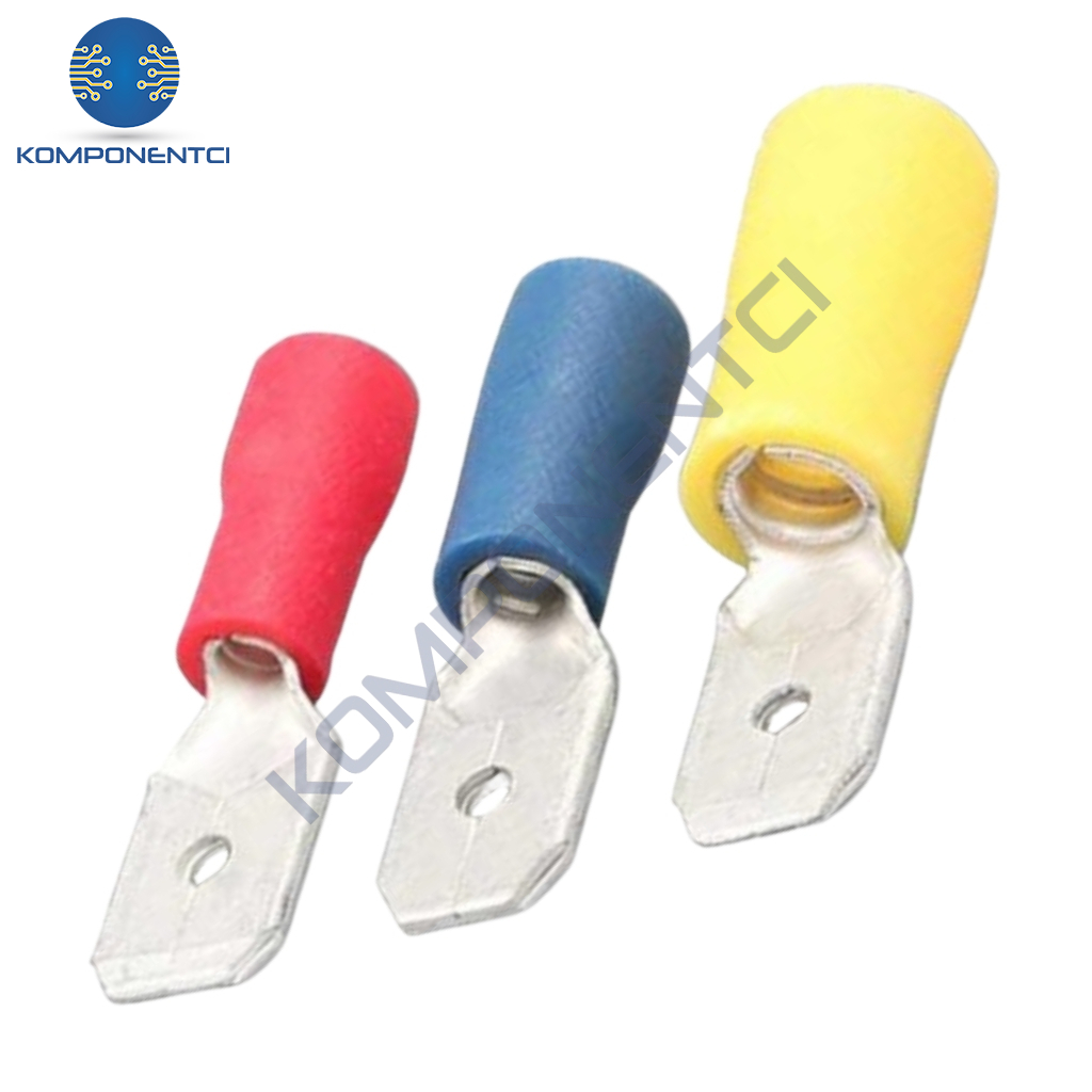 Gwest Erkek Faston Tip Terminal GFE-1288 0.50-1.50mm Kırmızı | Komponentci