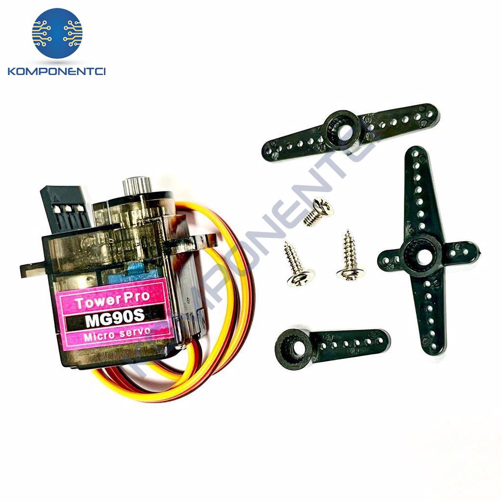 MG90S Tower Pro Micro Servo Motor 360° | Komponentci