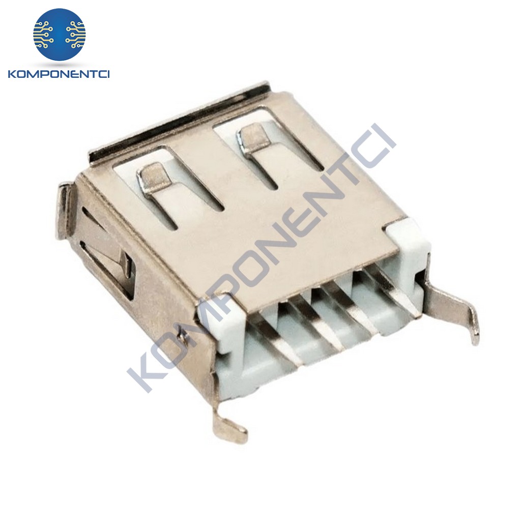 IC-265A USB Şase A Tip 180° Dişi Konnektör | Komponentci