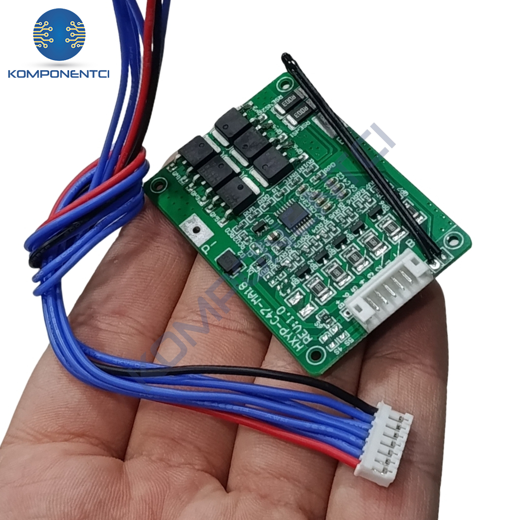 6S 20A BMS 25.2V 18650 Lityum Pil Şarj Koruma Devresi Termistörlü Kablolu Soketli | Komponentci