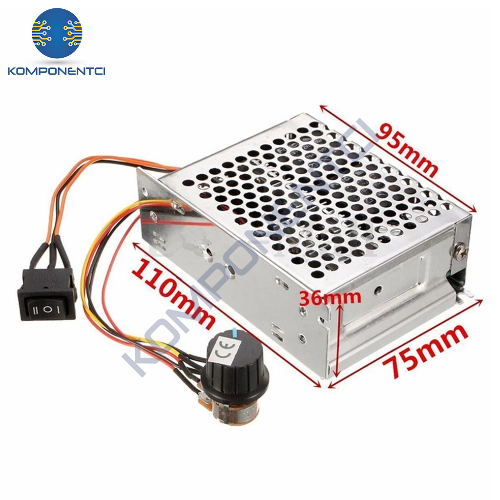 40A 50V DC Motor Hız Kontrol Devresi | Komponentci