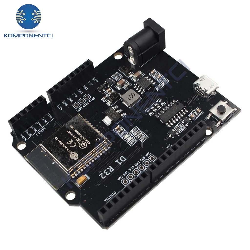ESPDuino-32 ESP32 WiFi ve Bletooth Geliştirme Kartı | Komponentci