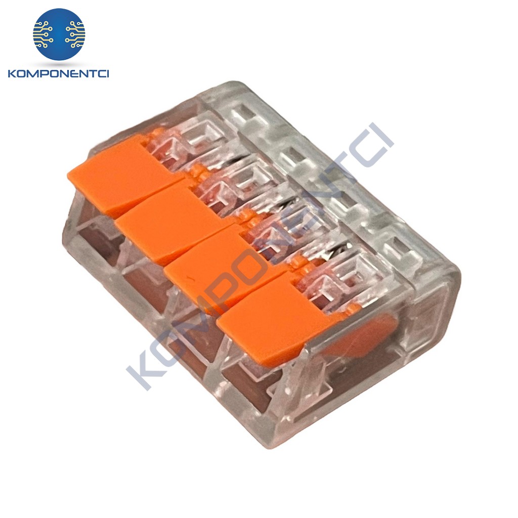 4'lü Mandallı Kablo Bağlantı Klemensi Buat Klemensi | Komponentci