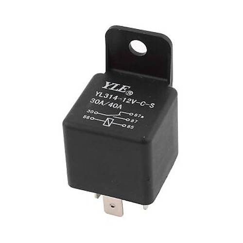 YL314-12V-C-S 12V 30A/40A Otomotiv Rölesi 5-Pin | Komponentci