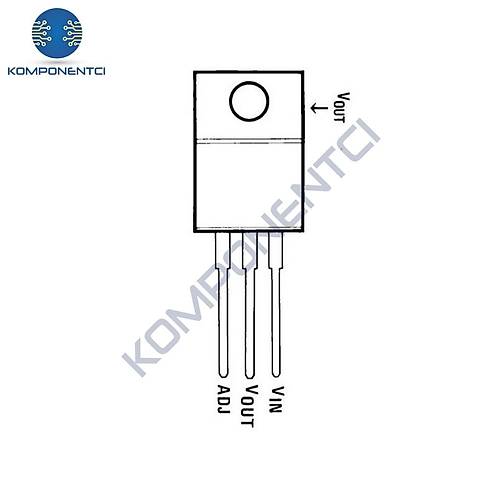 LM350T 3A Ayarlanabilir Lineer Voltaj Regülatör TO220 | Komponentci