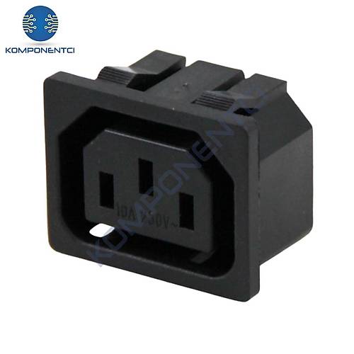 IC-212D C13 Power Soket Dişi Kulaksız AS-04F | Komponentci