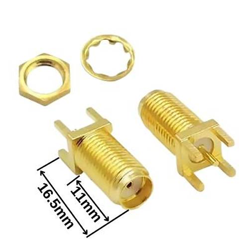 SMA-KE 11 Coaxial Konnektör - Simetrik | Komponentci