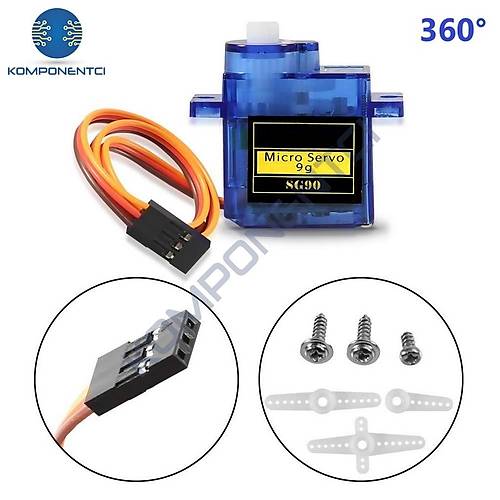 SG90 RC Mini Servo Motor Micro Servo Motor SG90 9g 360° | Komponentci