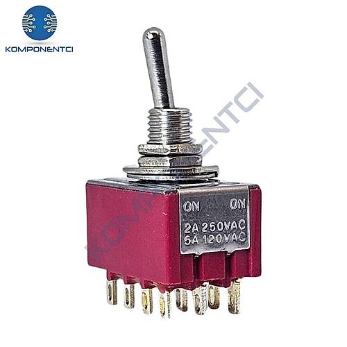 IC-148C Toggle Switch On-Off Ø6mm MTS-402 | Komponentci