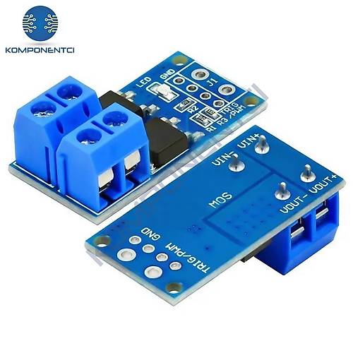 15A 400W PWM Kontrollü Mosfet Anahtarlama Modülü | Komponentci