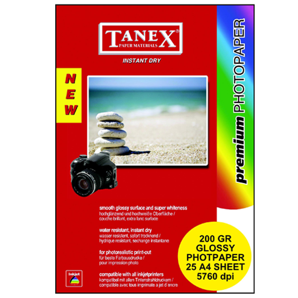 Tanex Fotoğraf Kağıdı 25 Li YP A4 200 GR-25-LI-PKT