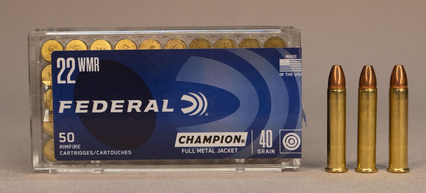 22 WMR (Winchester Magnum Rimfire) Federal - FMJ 40 gr. « barutarms.com
