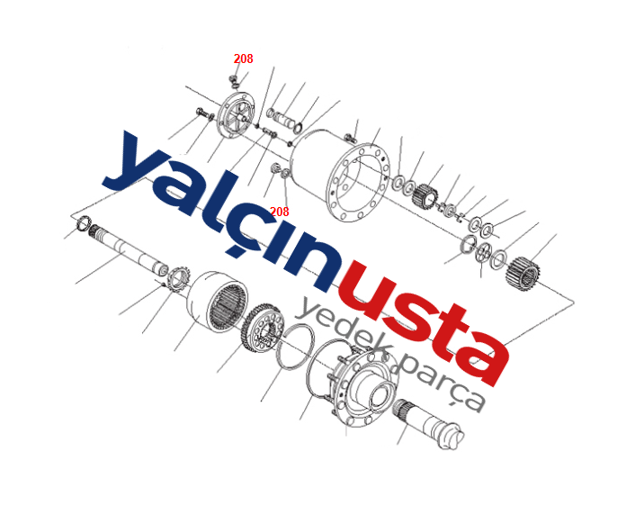 MERITOR.9329 (949329)-DEFRANSİYEL KOVAN TAPA CONTA FORD (TRUCKS)