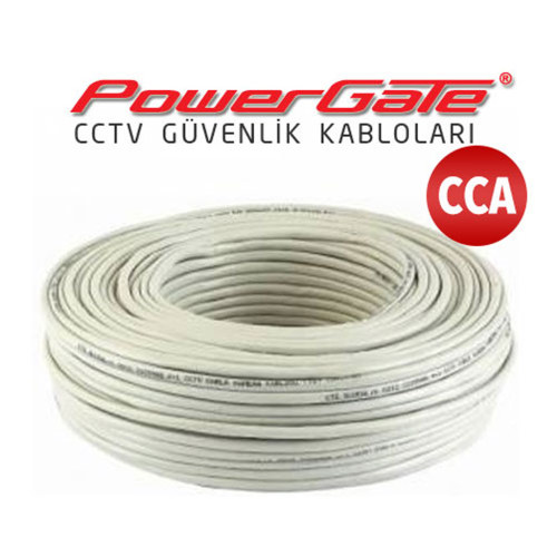 PowerGate CELL 120mt 2+1 (2x0,22+0,25) CCA CCTV Güvenlik Kablosu