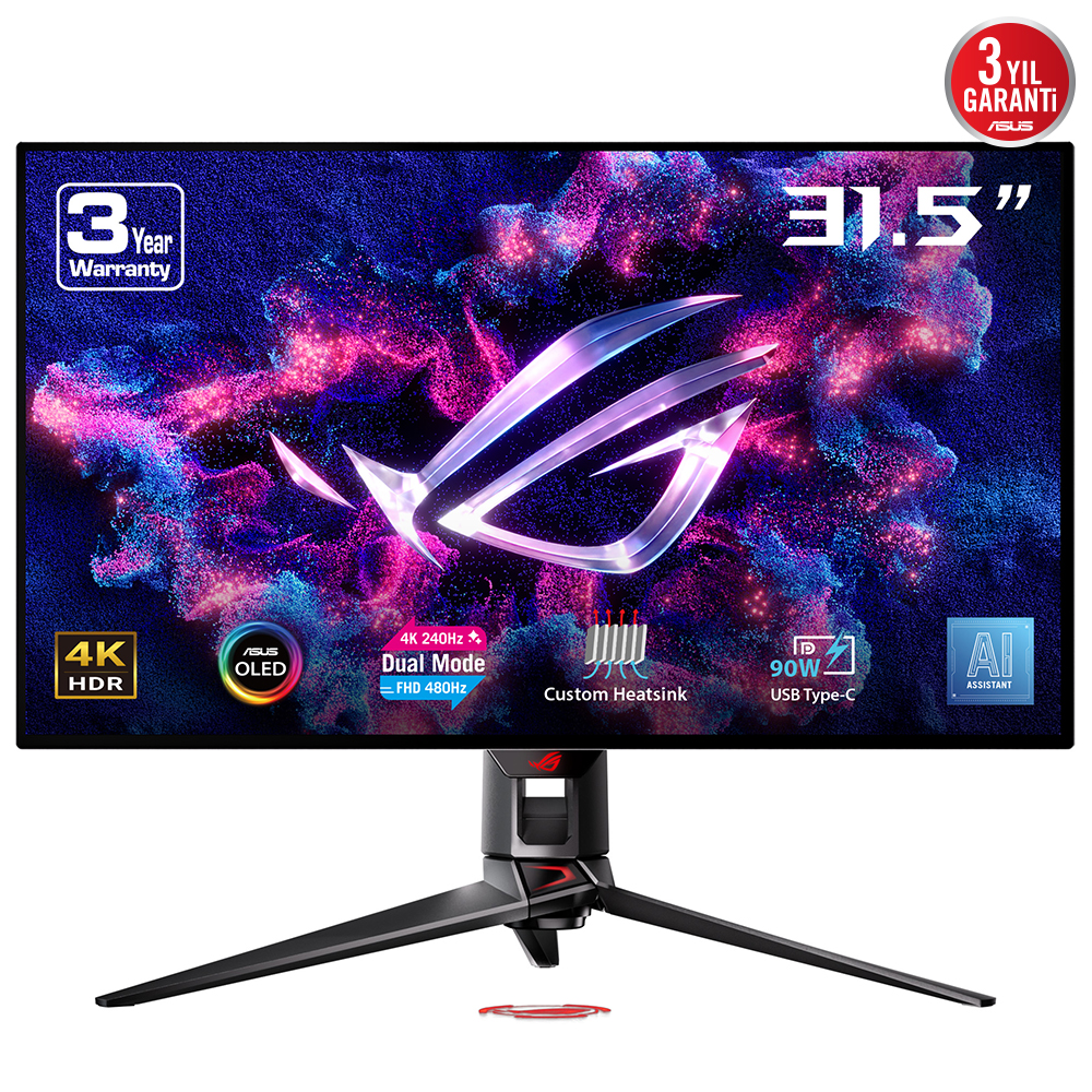 ASUS ROG Swift OLED PG32UCDP 31.5 inç 4K 240Hz 0.03ms Adaptive-Sync ...
