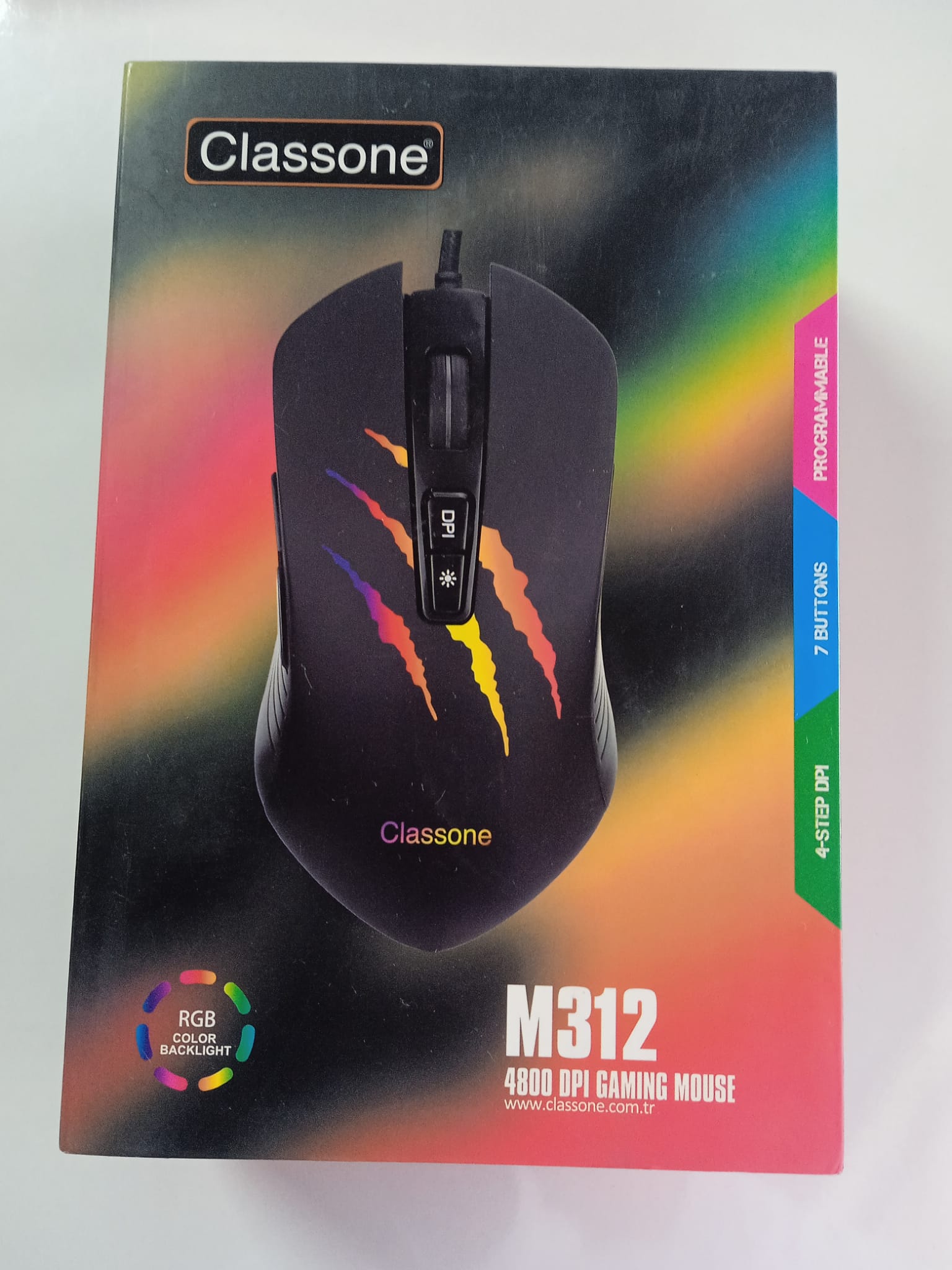 Classone M312 RGB Oyuncu Mouse (OUTLET)