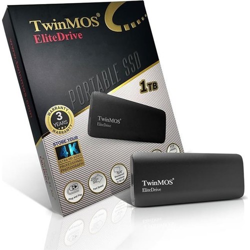 TwinMOS External 1TB PSSDGGBMED32 USB 3.2 Type-C Taşınabilir Harici SSD Disk