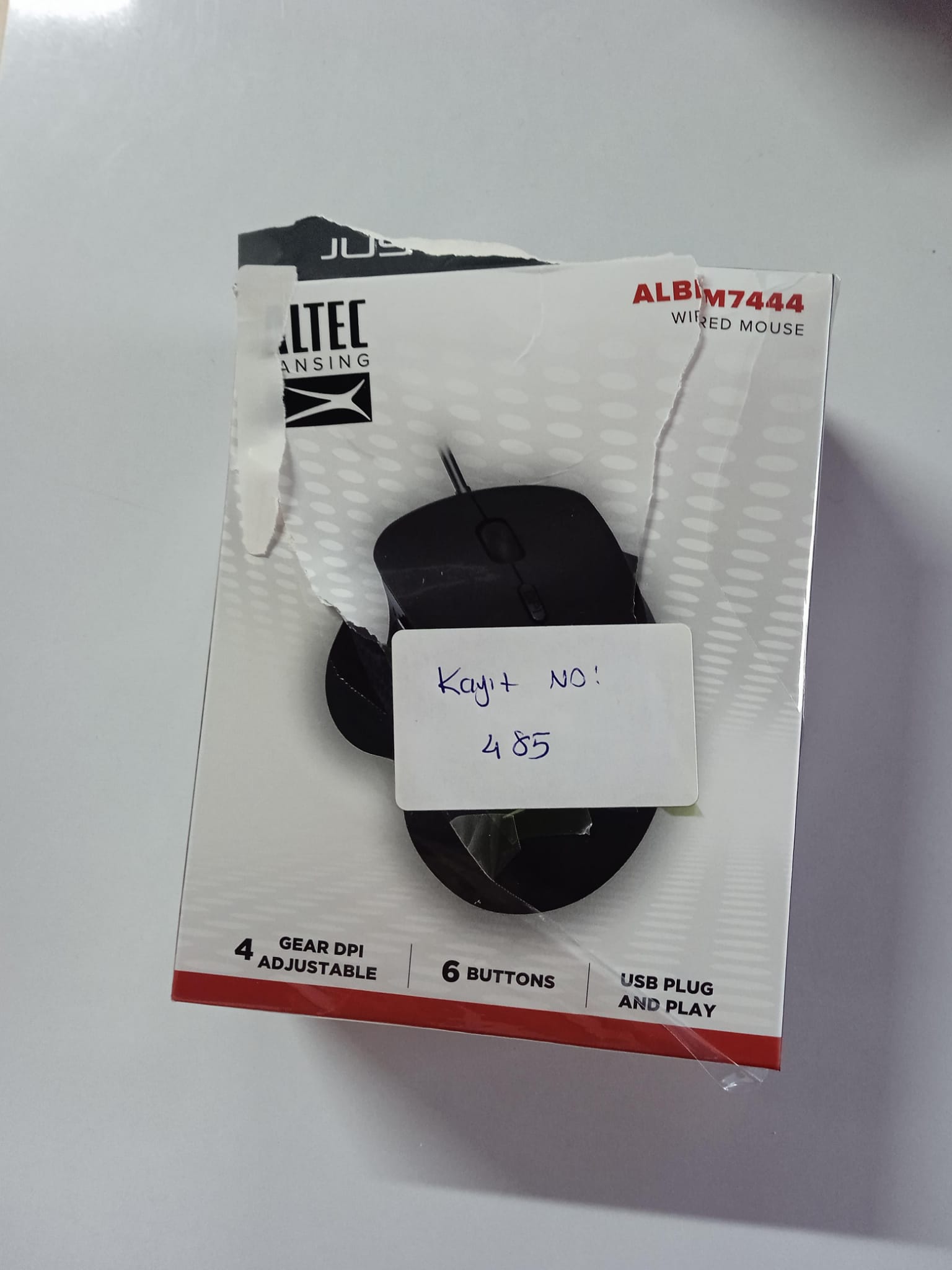 Altec Lansing ALBM7444 Usb Siyah 3200 DPI Optik Mouse (OUTLET)