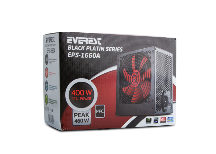 Everest EPS-1660A Peak 460W PFC Power Supply