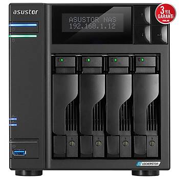 Asustor AS6704T Intel N5105 4 Yuvalı (4X22TB Desteği) 4GB DDR4(16GB Ram ...