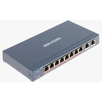 Hikvision DS-3E0310P-E/M 8XFE+2XFE 8 Port 10/100 Mbps PoE Switch