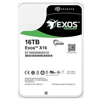Seagate 16 TB 3.5 Exos Sata X18 512E 7200Rpm 256Mb ST16000NM001J ...