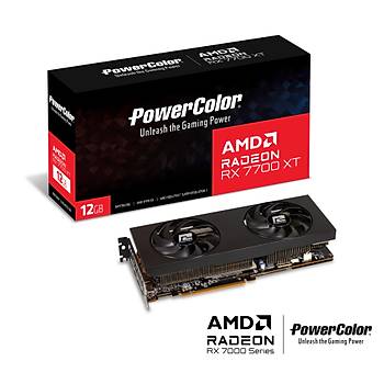 Powercolor RX7700XT 12G-P 12GB GDDR6 192Bit Ekran Kartı