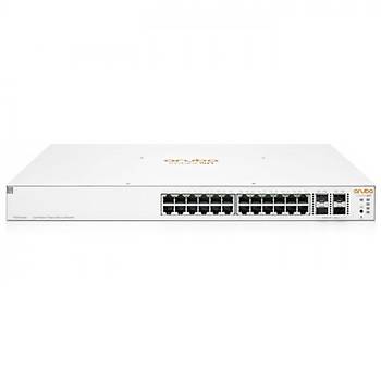 HP Aruba Instant On JL684B 24Port PoE 370W Yönetilebilir Rack Mount Switch