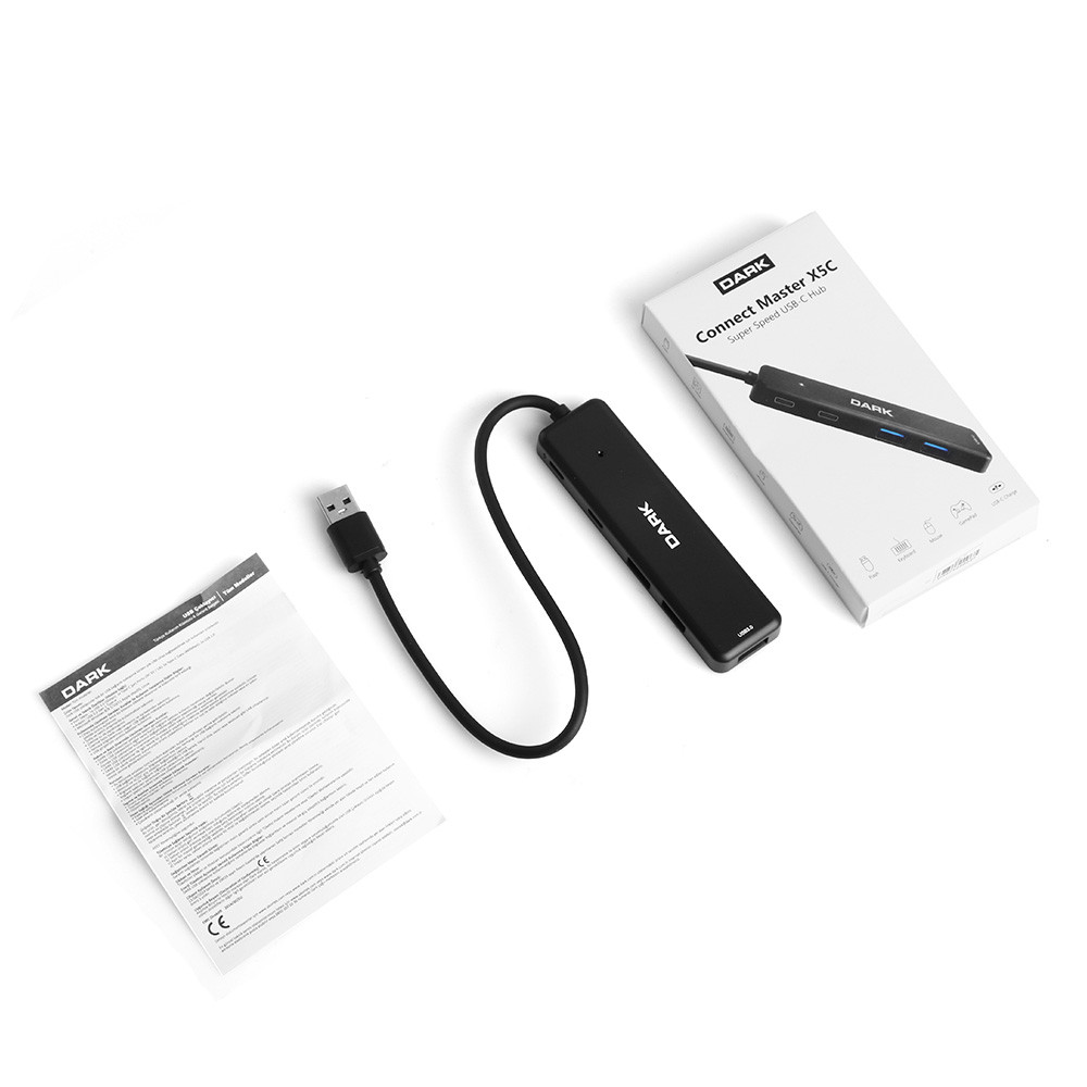 Dark DK-AC-USB347 USB 3.2 Gen 1 to 3 Port USB 3.0 1 Port Type C 1 Port ...