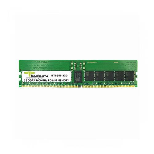 Bigboy BTS556-32G 32 GB DDR5 5600Mhz CL46 2Rx8 Registered Sunucu Belleği >>BIGBOY >>BTS556-32G ...