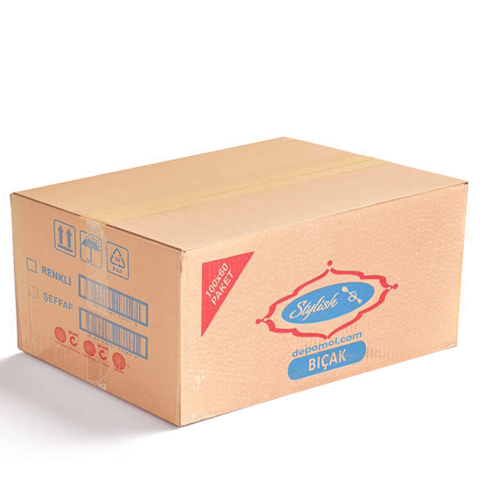 Plastik Bıçak Şeffaf 6000'li koli « Depomol | Ambalaj ve Ambalaj ...