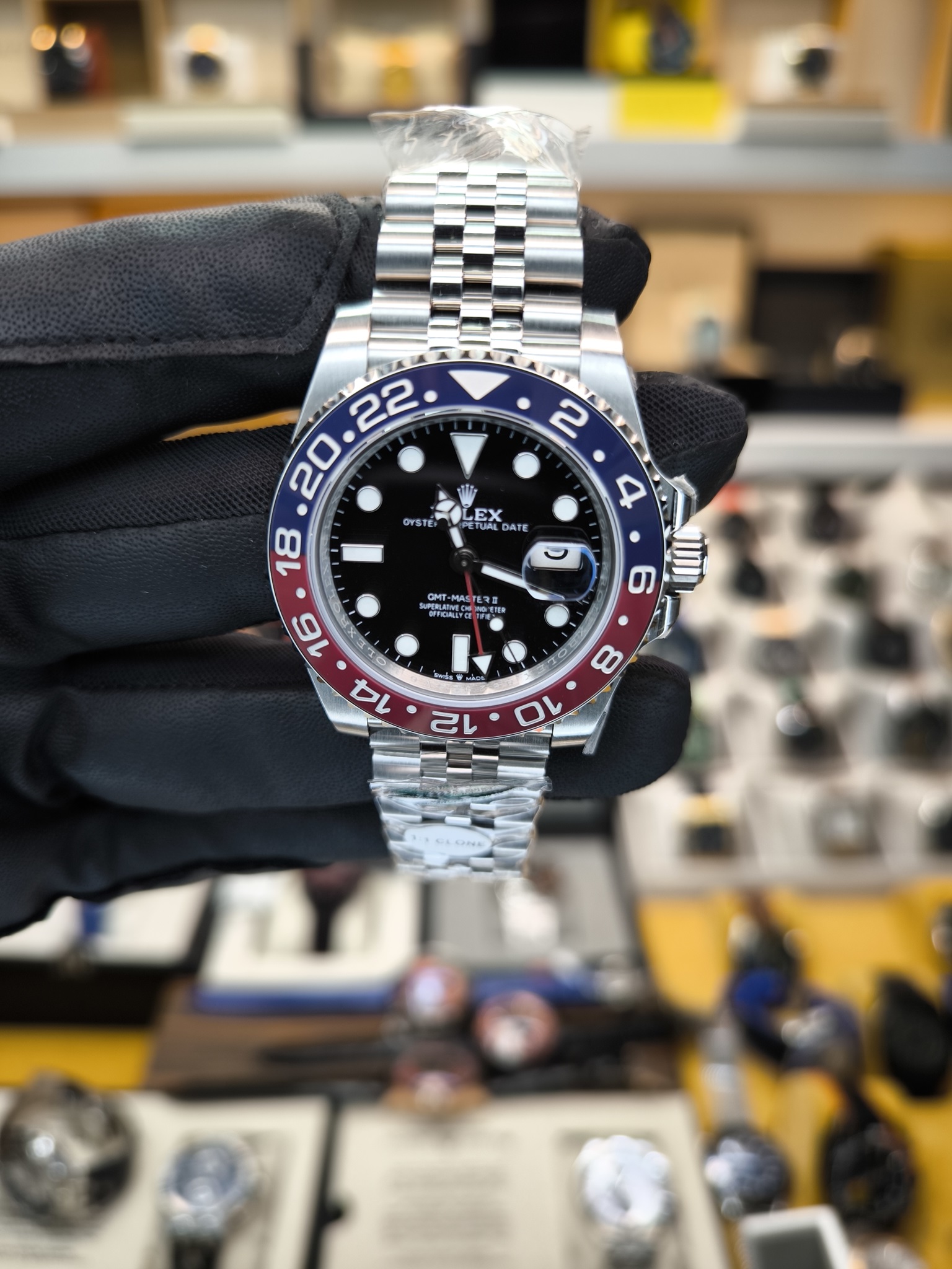 ROLEX ROLEX Pepsi GMT Master II 126710 Clean Factory ETA SAAT Replika ...