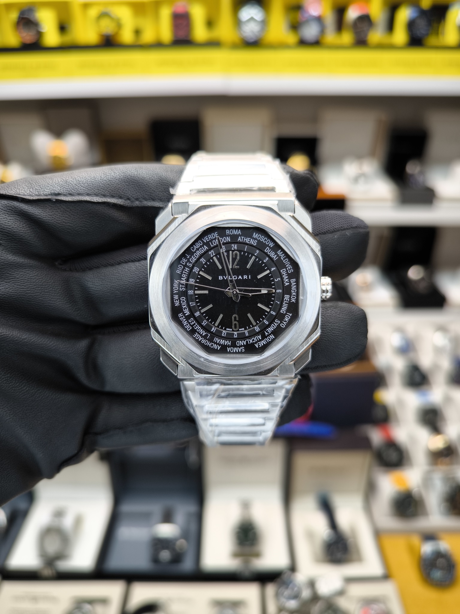 BVLGARI BVLGARI OCTO FINISSIMO WORLD TIMER Replika Saat - Payitaht ...