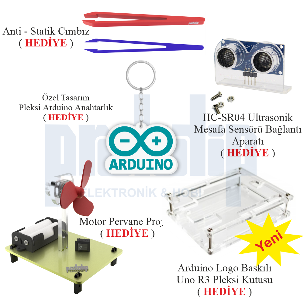 Arduino Süper Full Profesyonel Set 138 Parça 375 Adet - Prototip Elektronik