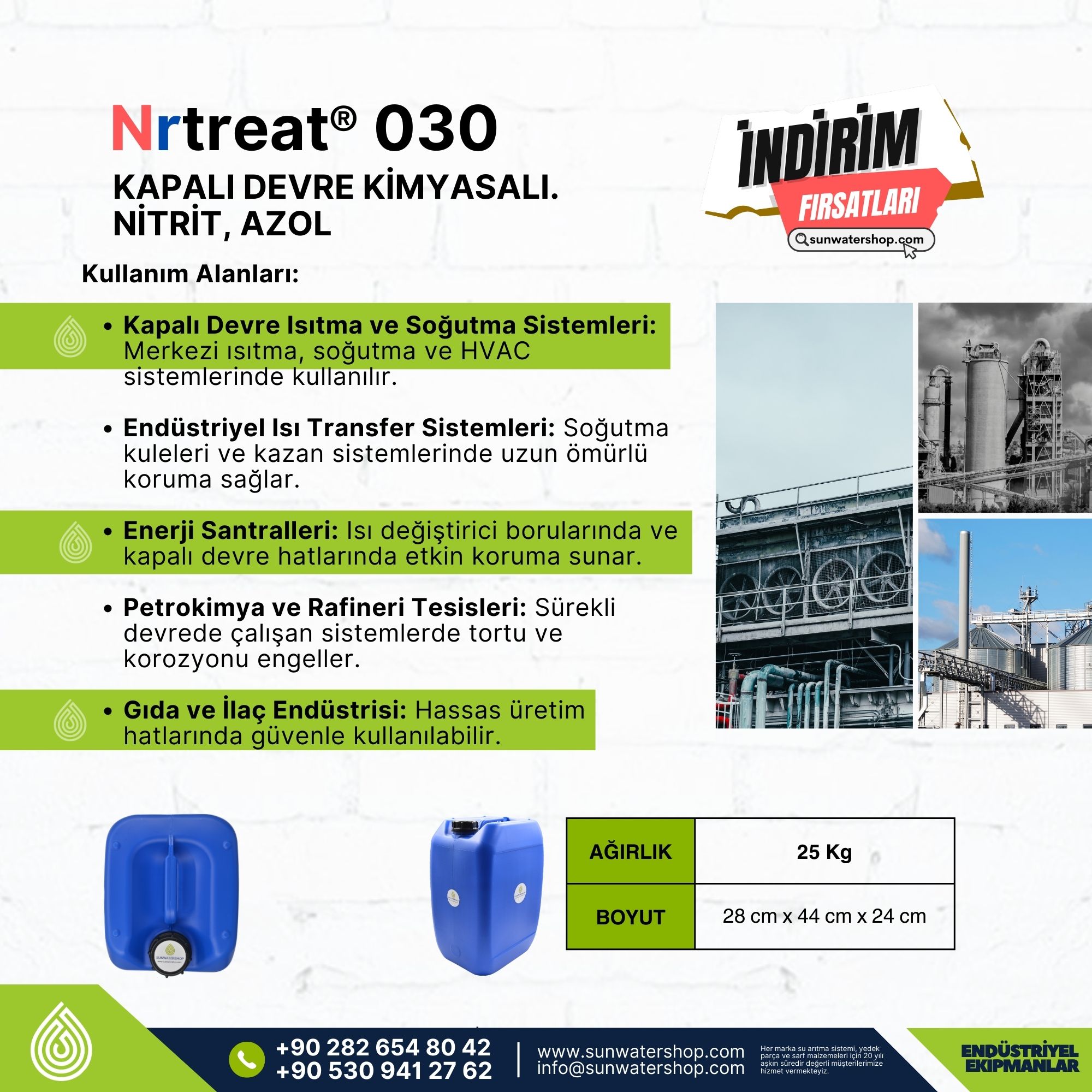 Kapalı Devre Kimyasalı (Nitrit, Azol)