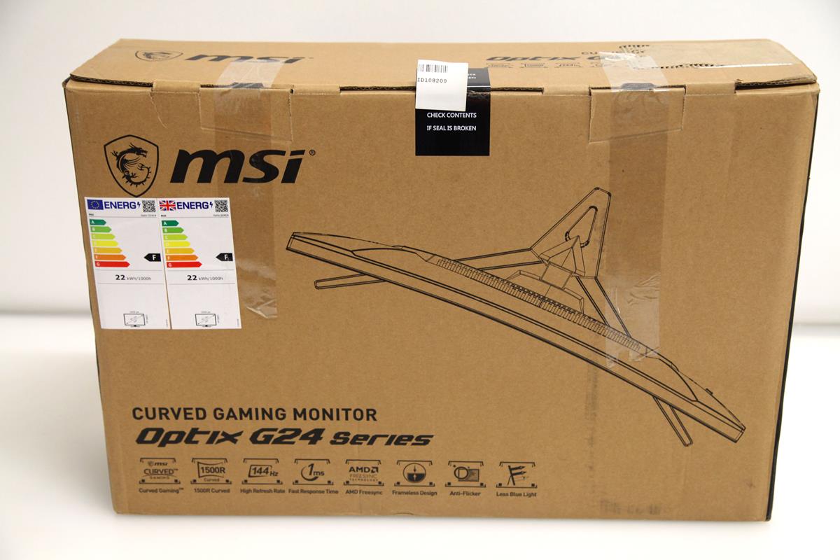 MSI Optix G24C4 23.6" 1ms FreeSync Anti-Flicker 144Hz VA LED Full HD ...