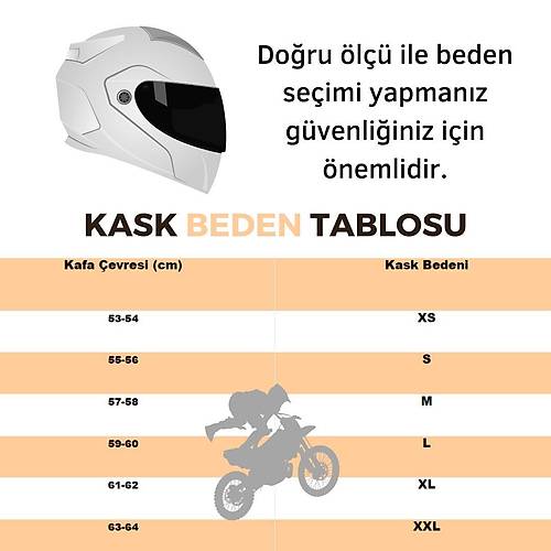 Motosiklet Kapalı Kasklar