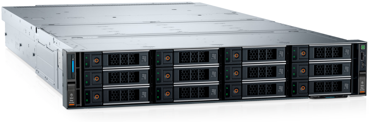 DELL PowerEdge R760XD2 2*Xeon Sİlver 4410Y (12C/3.9Ghz) 64GB DDR5 ...