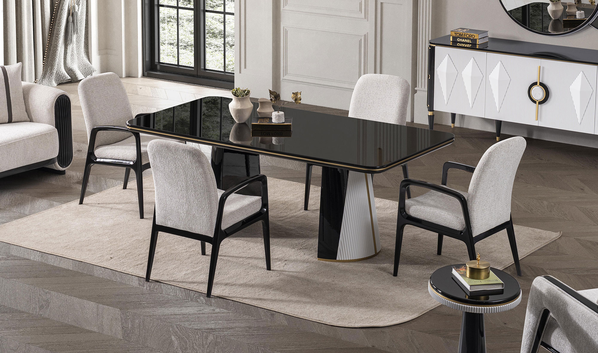 Ottoman Dining Table Set - CaddeYıldız Furniture