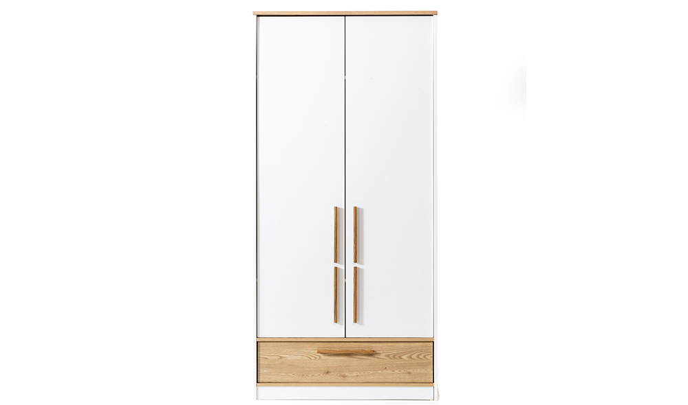 Bianca Wardrobe - 2 Door - CaddeYıldız Furniture