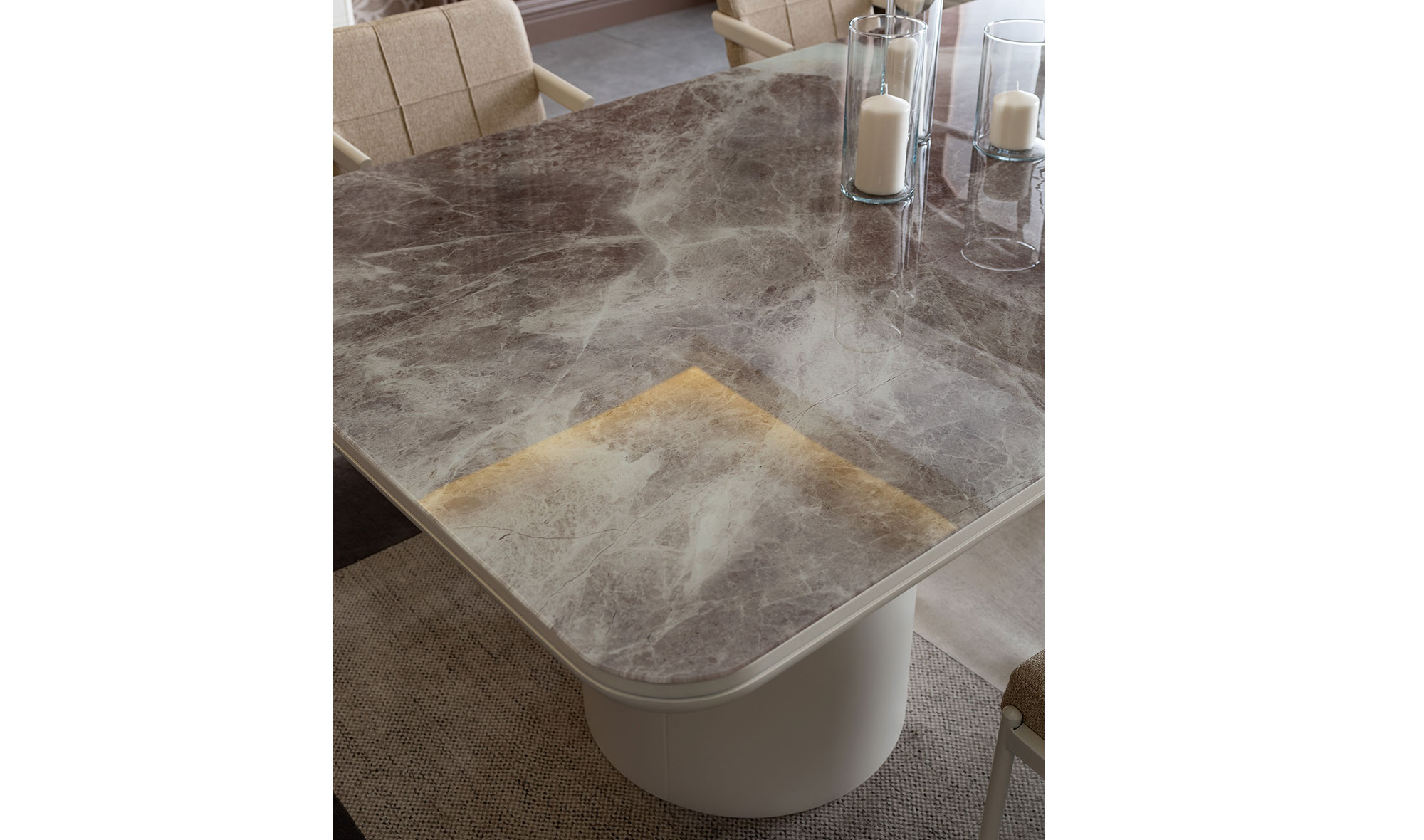 Perla Dining Table Set - CaddeYıldız Furniture