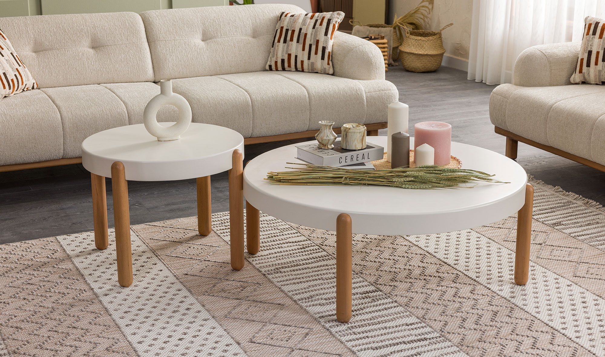 Mercure Coffee Table Set - CaddeYıldız Furniture
