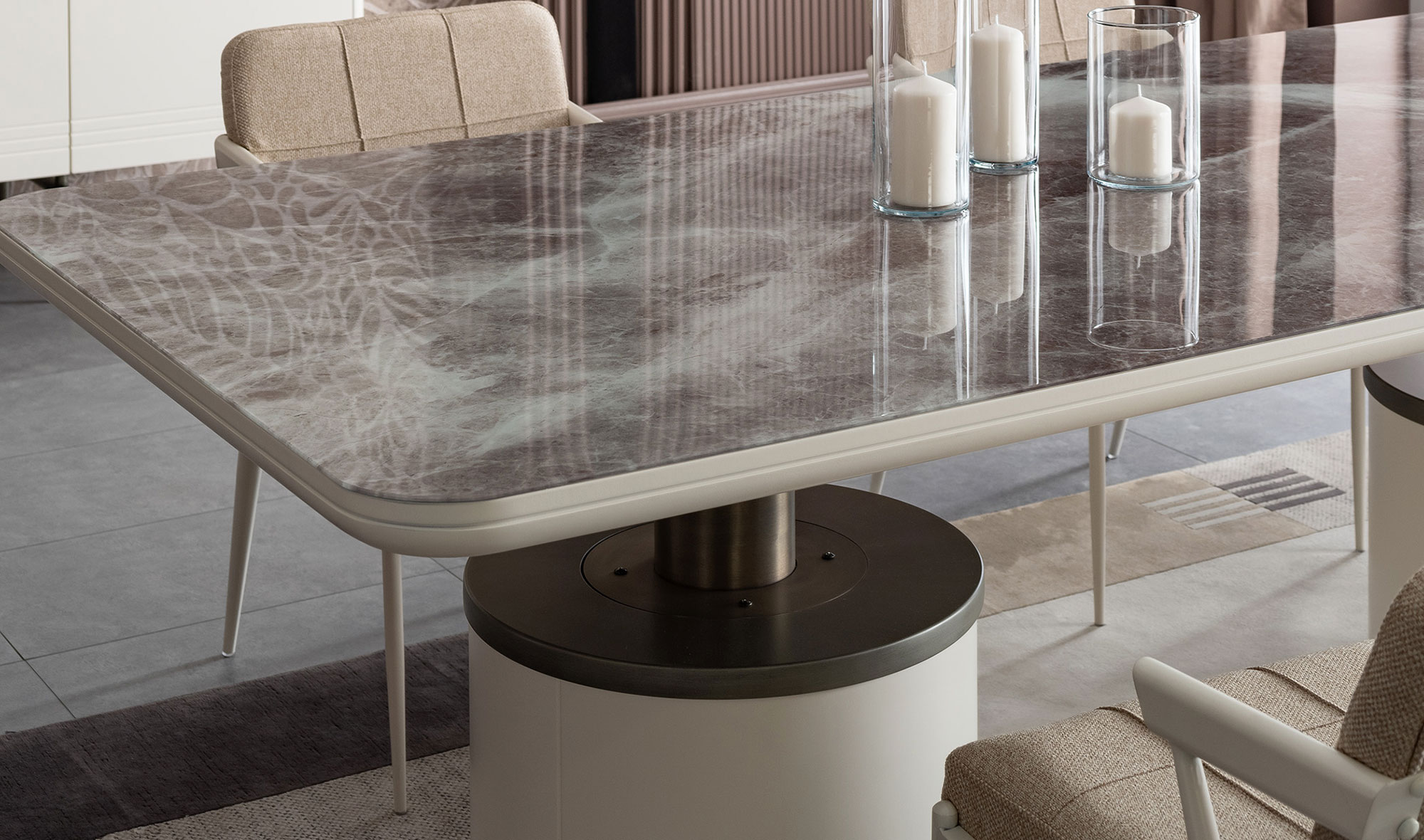 Perla Dining Table Set - CaddeYıldız Furniture
