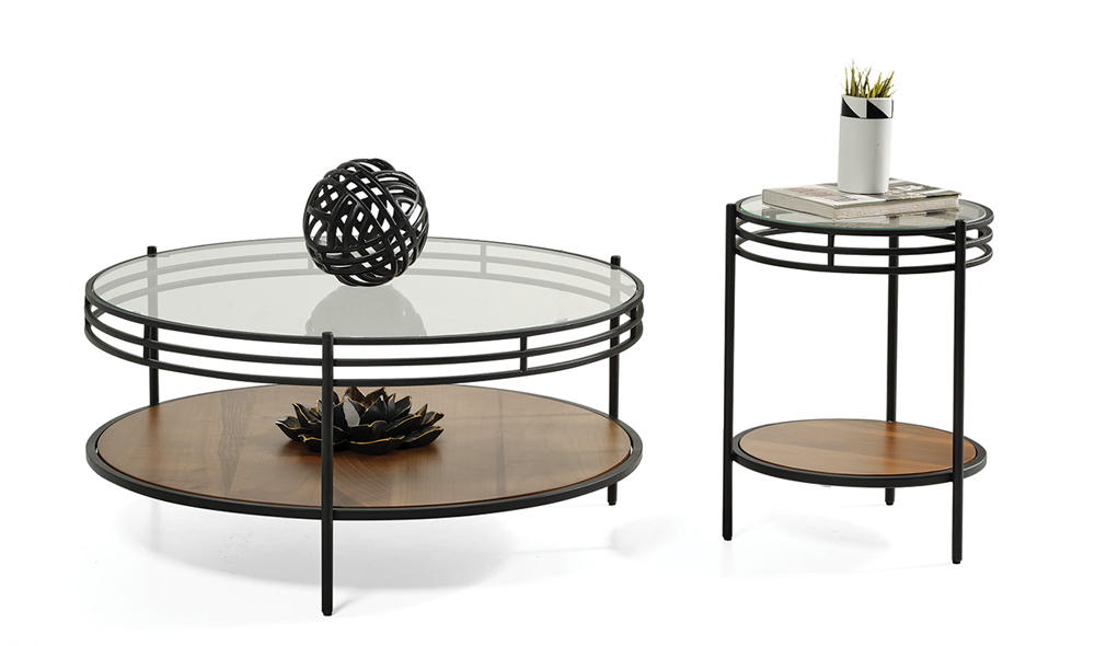 Pretty Coffee Table Set - Black - CaddeYıldız Furniture