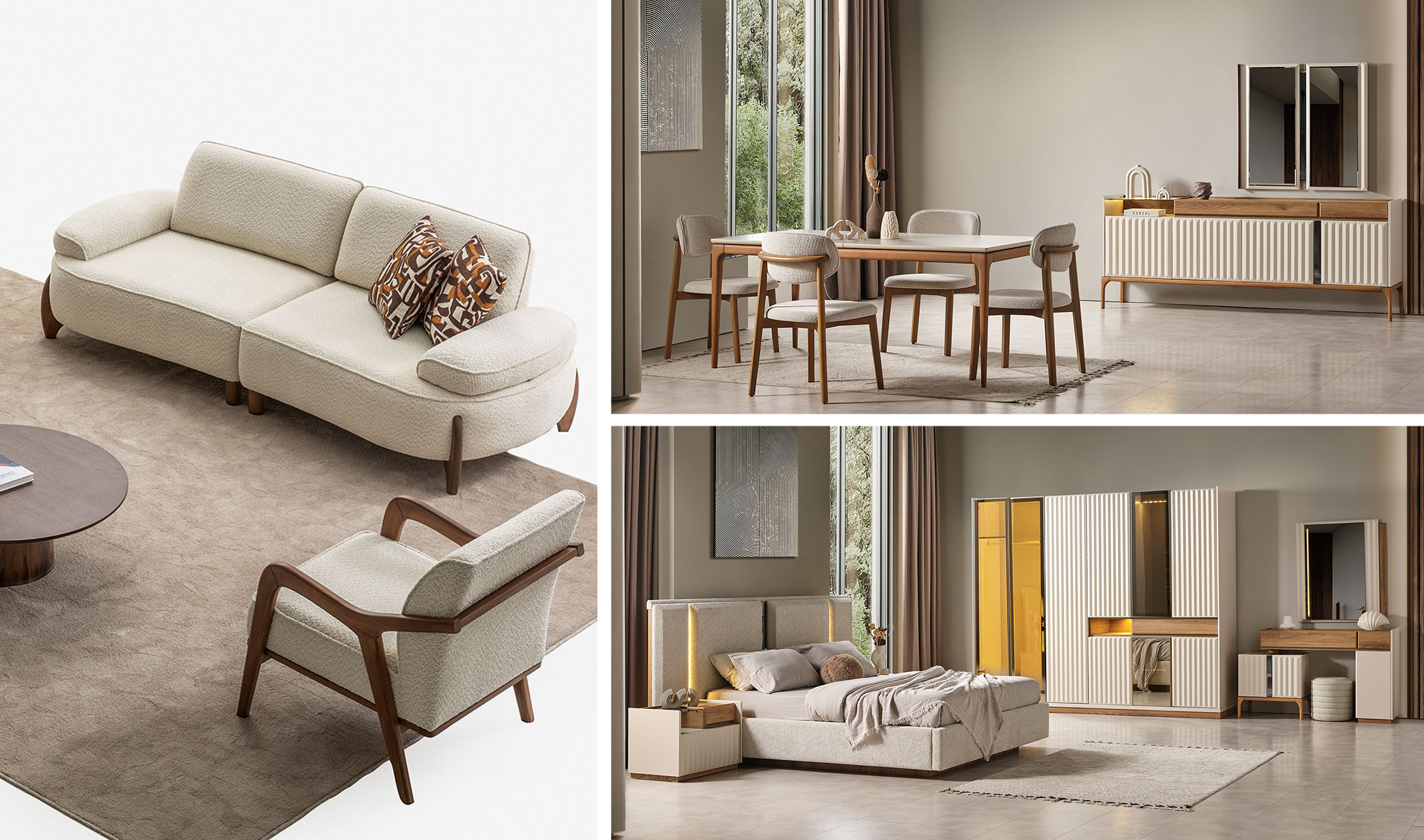 Lincoln Wedding Set - CaddeYıldız Furniture
