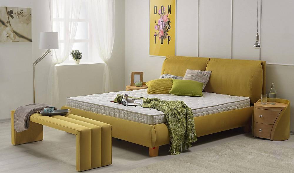 Yatsan Scarlet Framed Base + Headboard - CaddeYıldız Furniture