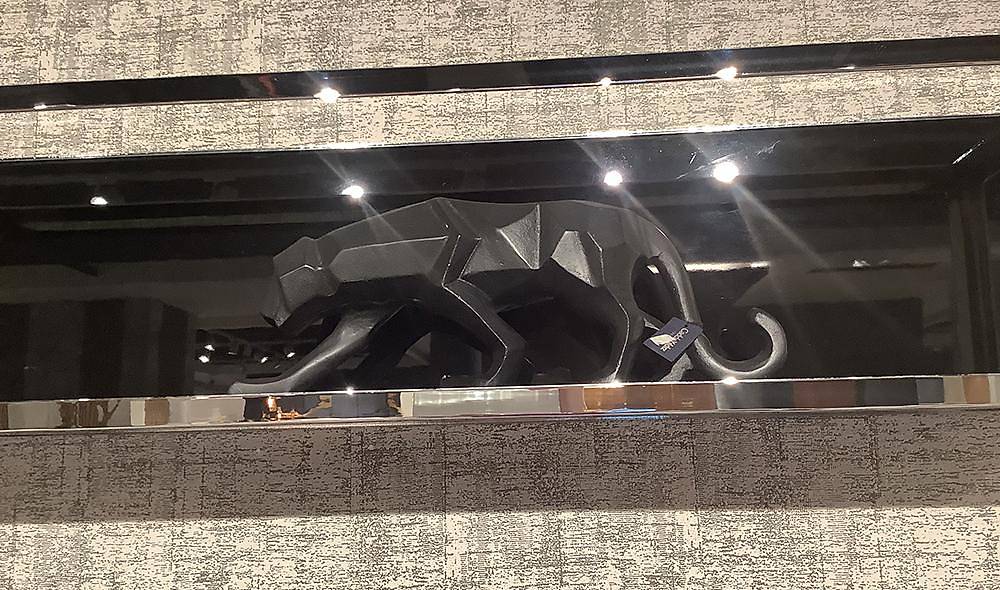 Black Puma Object - 20341 - CaddeYıldız Furniture